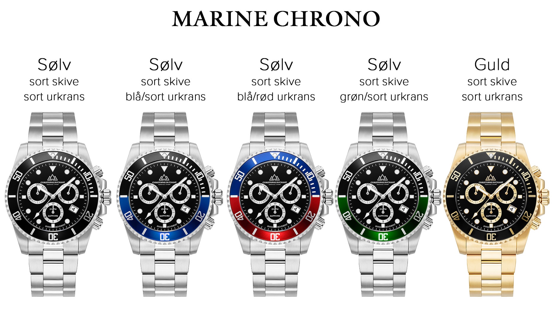 Armbåndsure fra Christophe Duchamp - spar 10474 kr