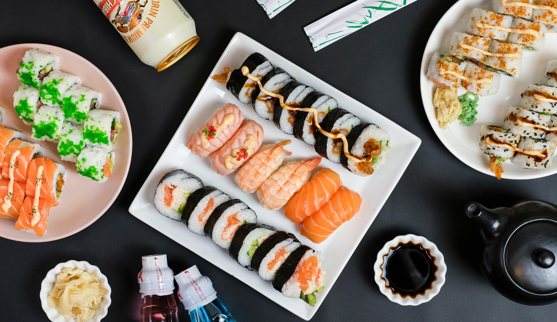 NYHED: 35 el. 50 stk. Sushi - spar 302 kr - 2100 København Ø
