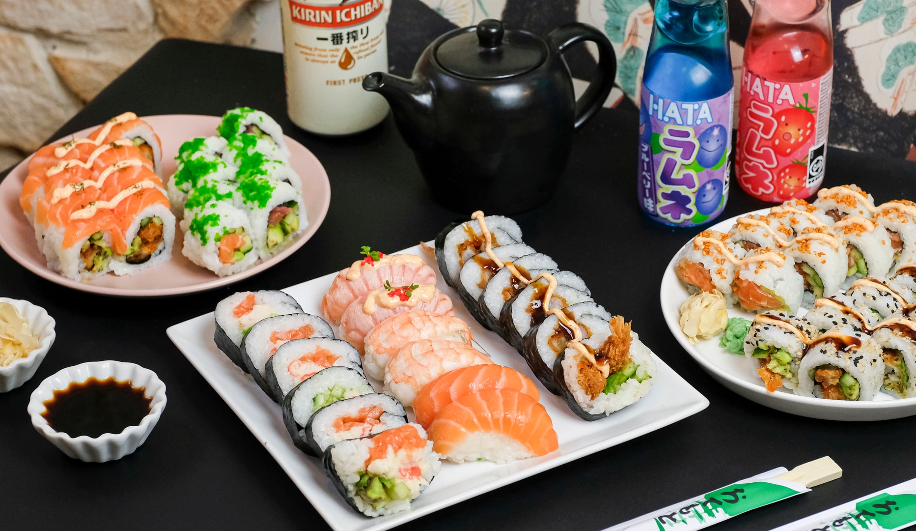 NYHED: 35 el. 50 stk. Sushi - spar 302 kr - 2100 København Ø