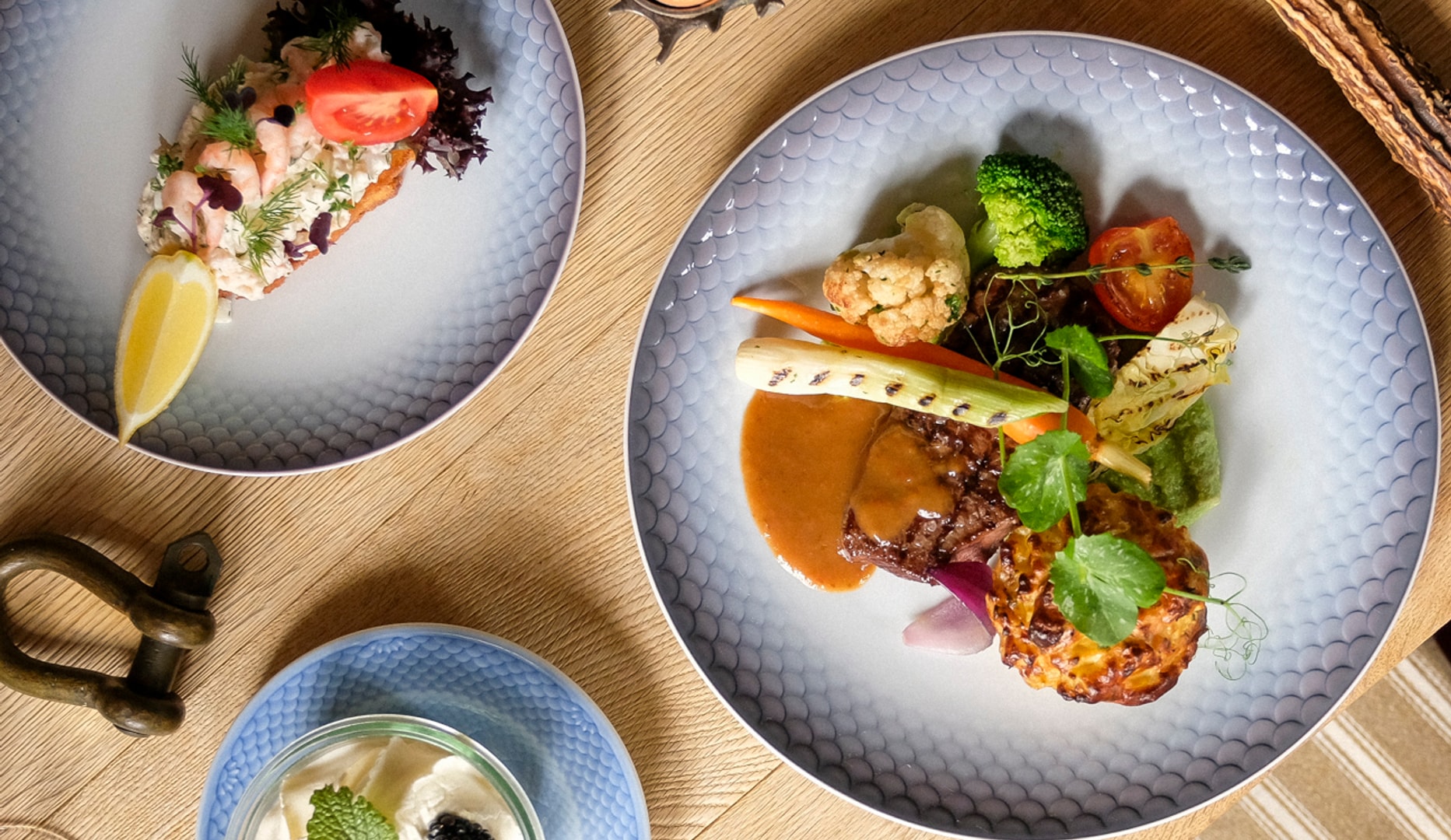 3 retter på Gl. Humlebæk Kro - spar 235 kr - Nordsjælland