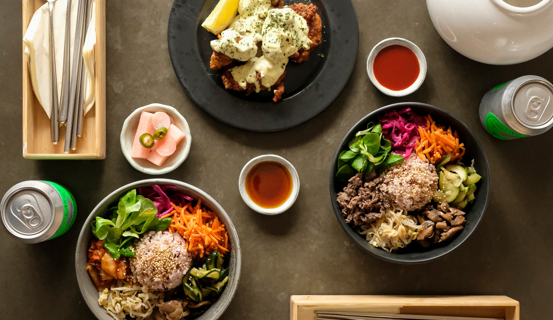 Menu for 2 hos KOPAN i Indre By - Koreansk Comfortfood i 1. Klasse ...