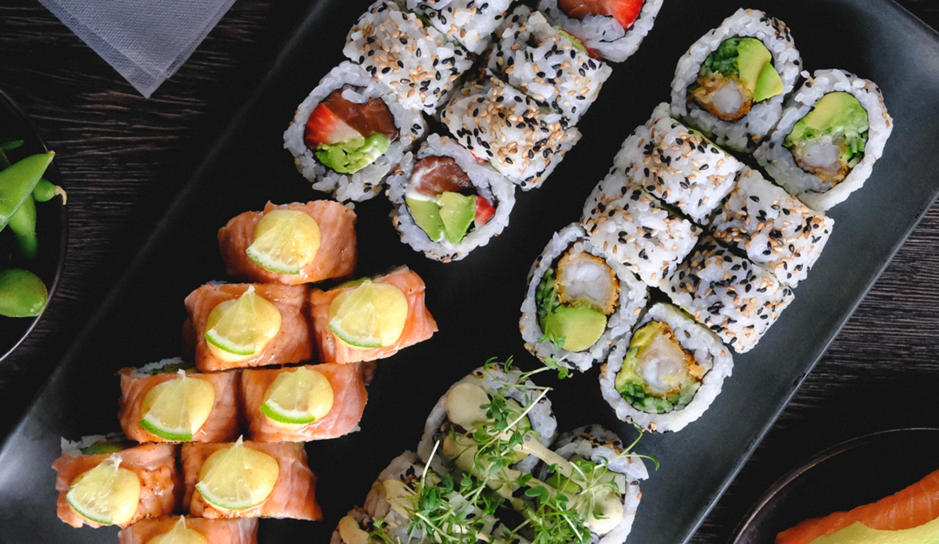 Ny menu hos SUSHI2500 - Spar 47 % - spar 255 kr - København