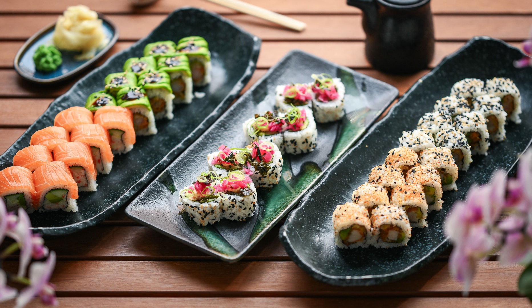 5-stjernet Lækker Sushi | 40 stk. Menu - spar 220 kr | Downtown