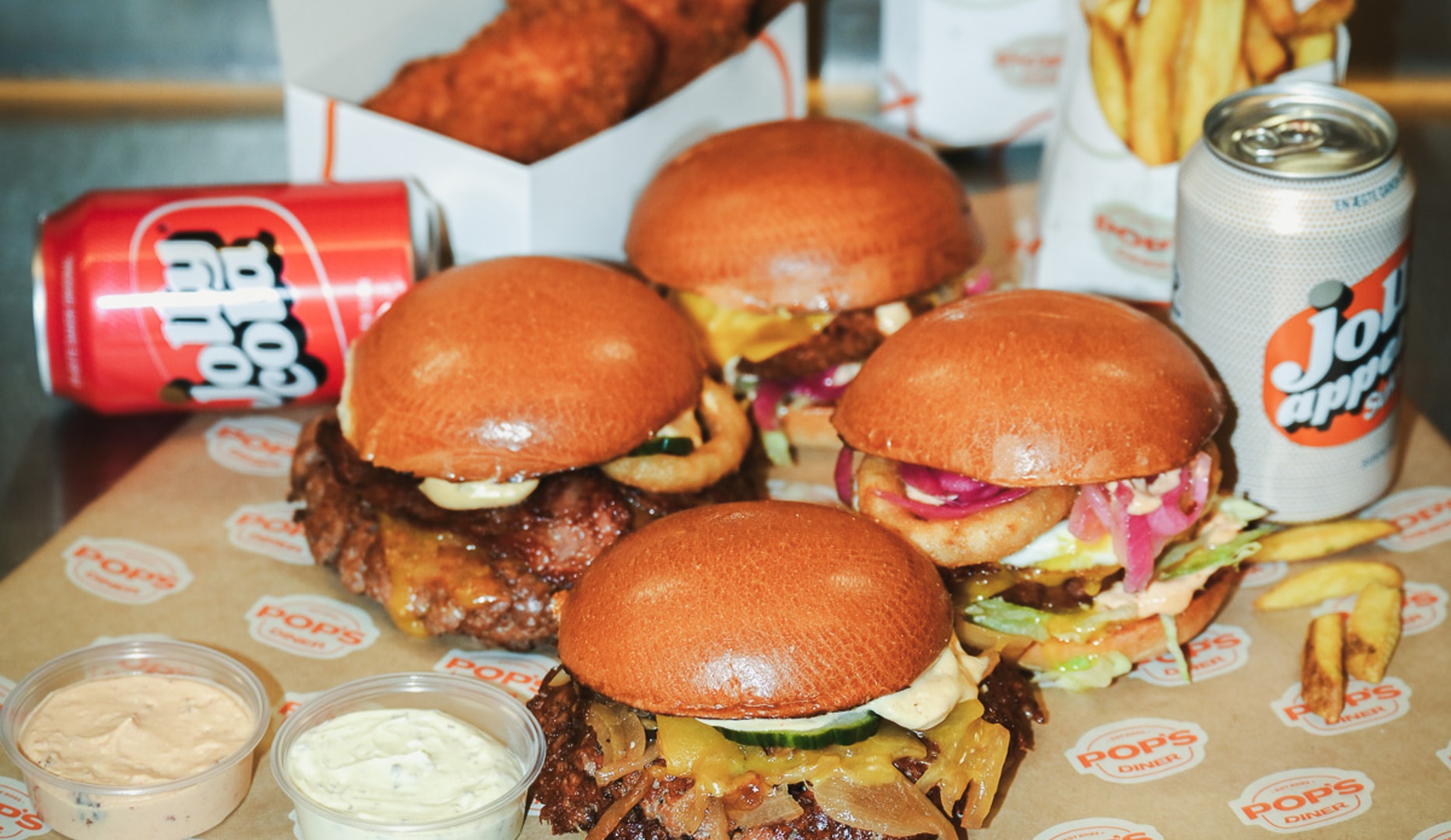 Valgfri Smash-Burger @ POP's Diner - Byens Bedste Burger under Buen ...