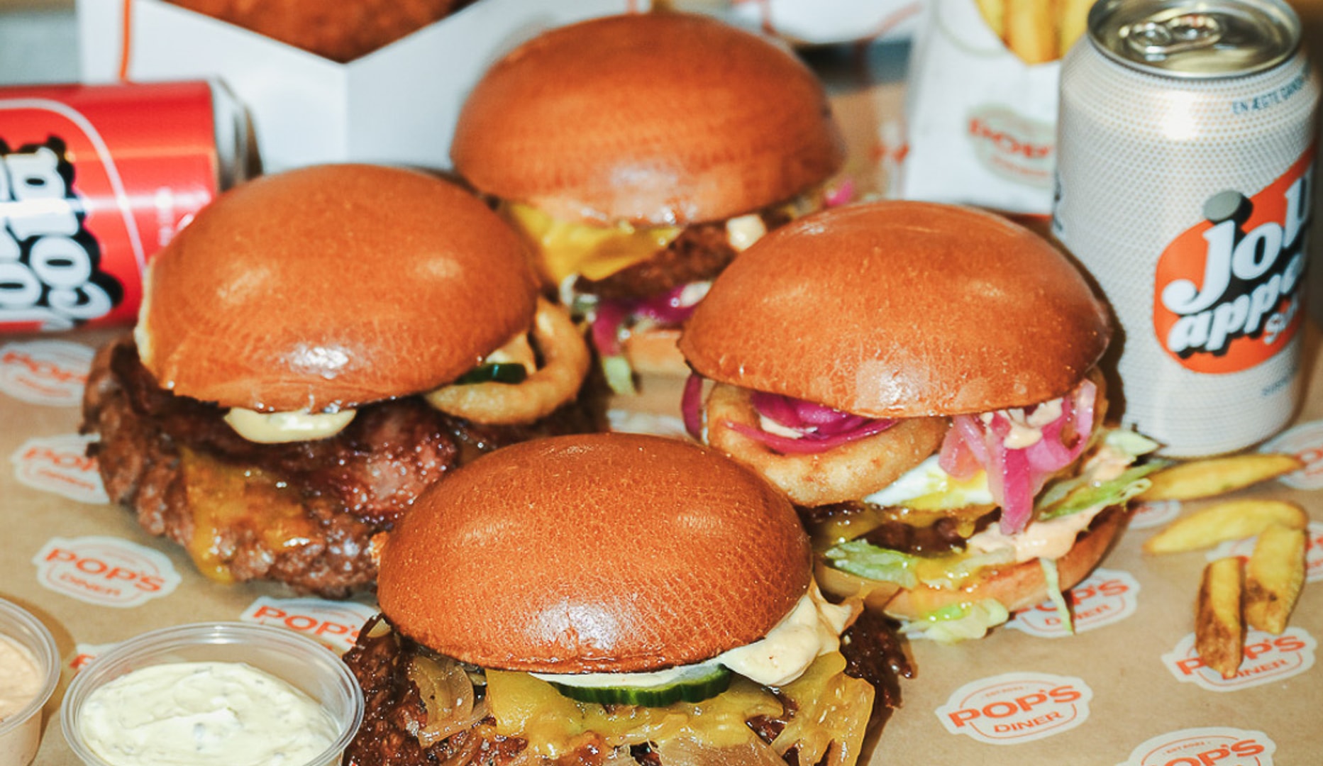 Valgfri Smash-Burger @ POP's Diner - Byens Bedste Burger under Buen ...