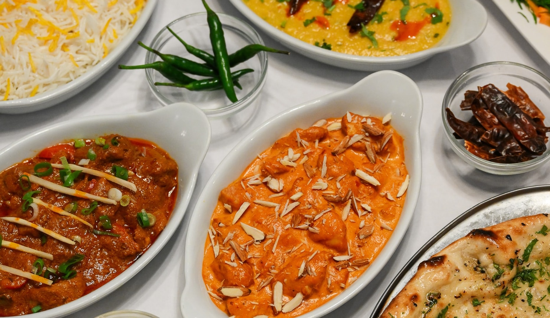 4-Retters hos Al-Diwan - Autentisk Indisk Fine Dining - spar 445 kr